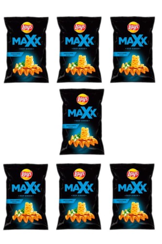 Lays Chipsy Lay's Maxx Cheese & Onion Ser i Cebula 7 x 130 g elukmar.pl
