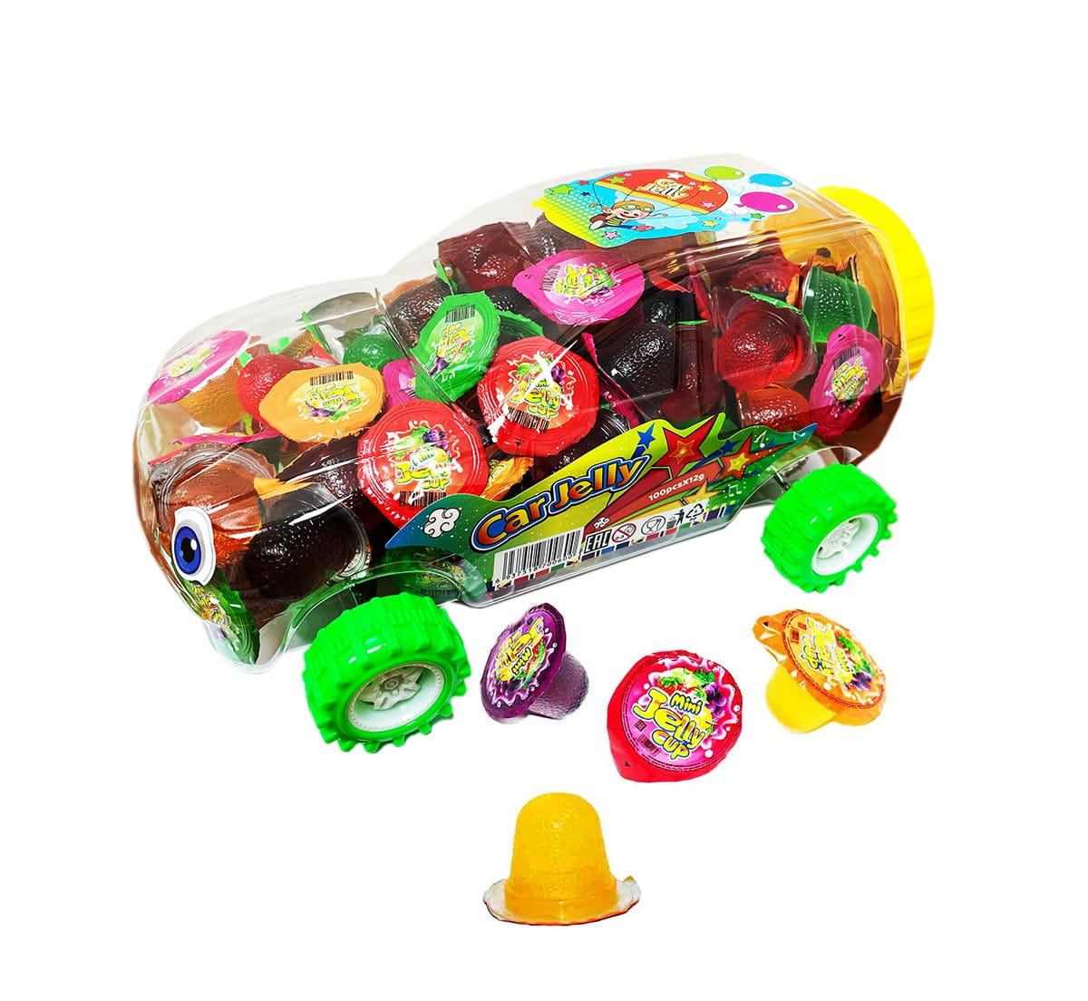 CAR Jelly Żelki Galaretki AUTO 100szt x 12g elukmar.pl
