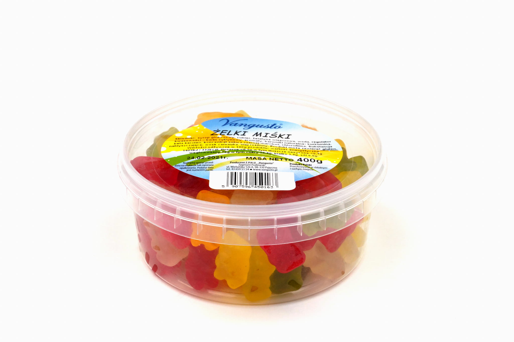 Słodkie Żelki Vangusto Miśki 400 g elukmar.pl